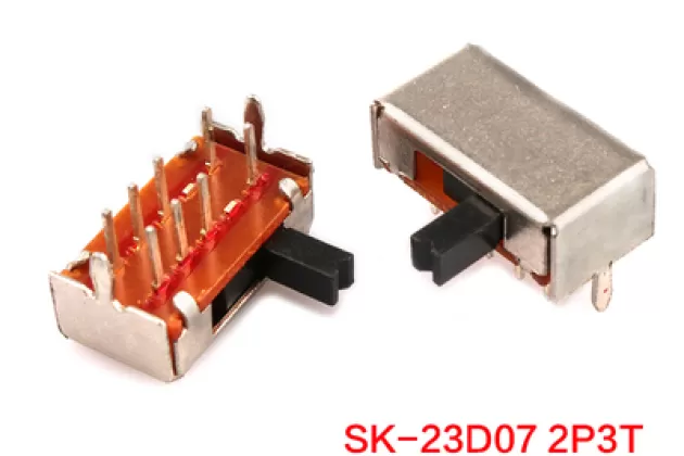 Công tắc gạt 8P SK-23D07 2P3T